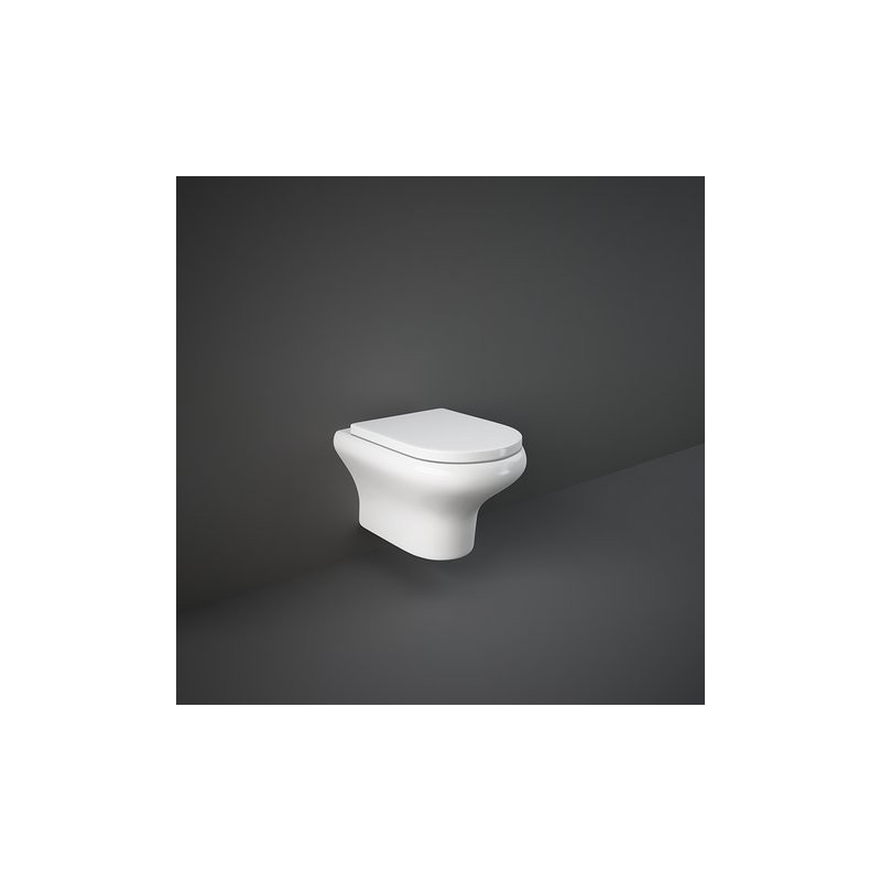 WC wall mounted COMPACT RIMLESS VERSTECKTE BEFESTIGUNGEN Rak Ceramics
