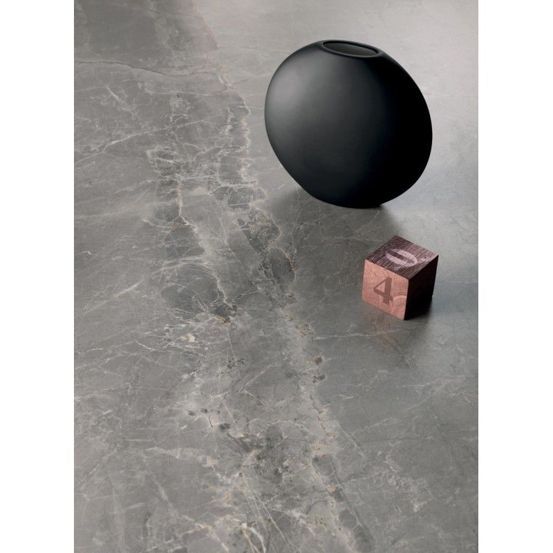 SLIMTECH SYNESTESIA GRAY MARBLE SMOOTH 120X278 6mm - Lea Ceramiche LS6S520