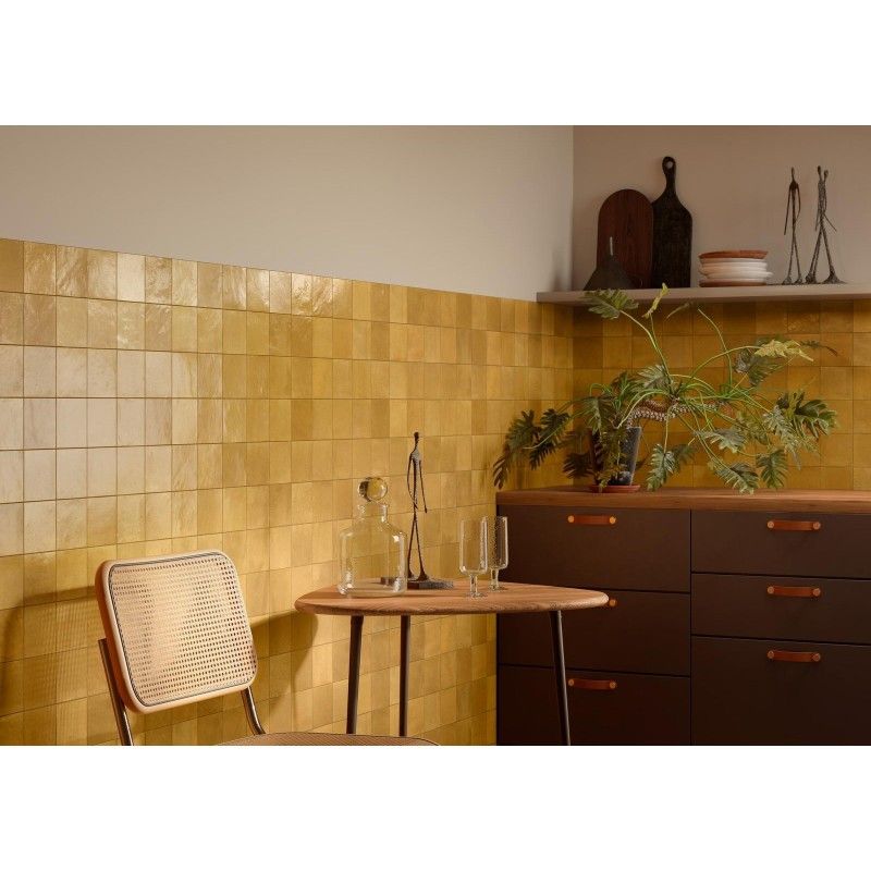 MELANGE 10X10 KAKI GLOSSY - RAGNO R8G1