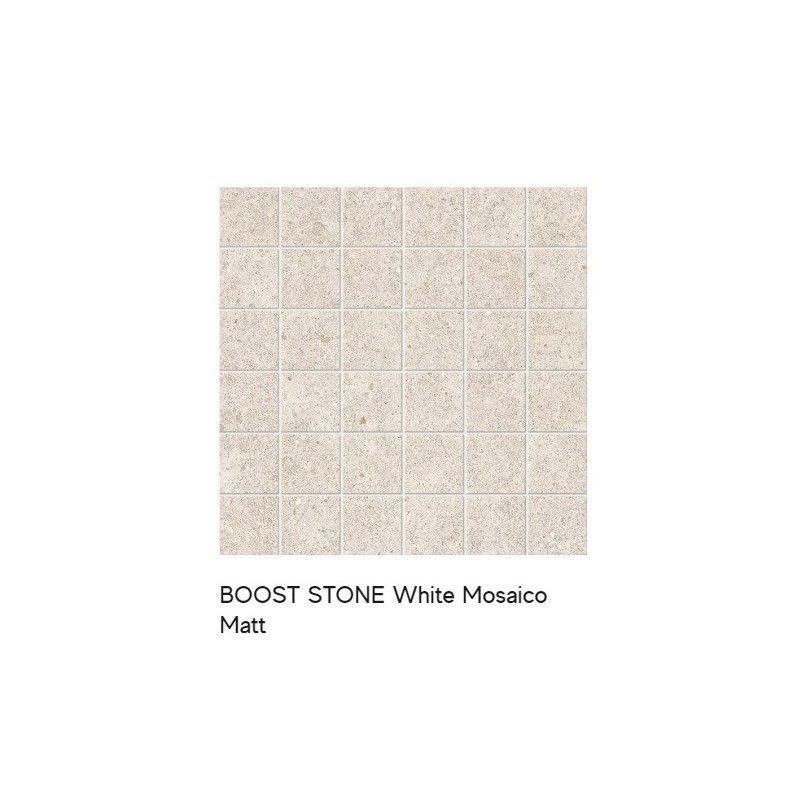 BOOST STONE White Mosaique Matt 30x30 - Atlas Concorde A7DD