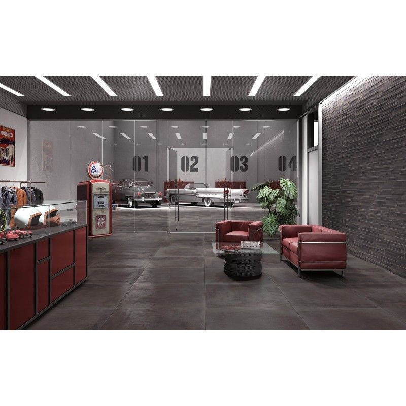 Legarage Charcoal Rectified 120x280 - CERDOMUS 87849