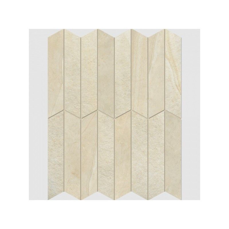 SUBLIME BEIGE PLISSE' MOSAIC MIX RECTIFIED 28X36 - REFIN OU16