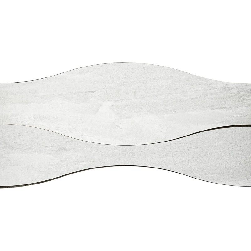 MATERIA WHITE NATURAL RAMP ONDA 18,14X89,46 - Apavisa