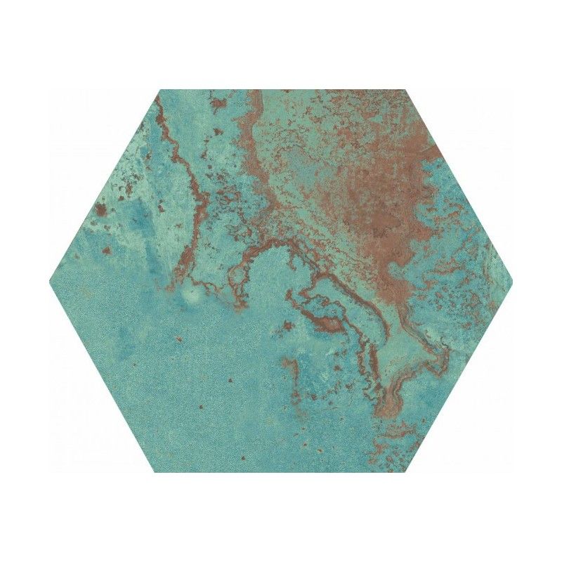 ZINC GREEN NATURAL HEXAGON 25X29 - Apavisa