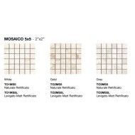 TOUCHSTONE WHITE MOSAIC 5X5 SQ. - COEM 0TO1MS5