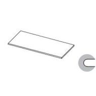 NUANCES CIELO STEPTREAD WITH ROUNDED BULLNOSE SQ. 120X33X4 ...