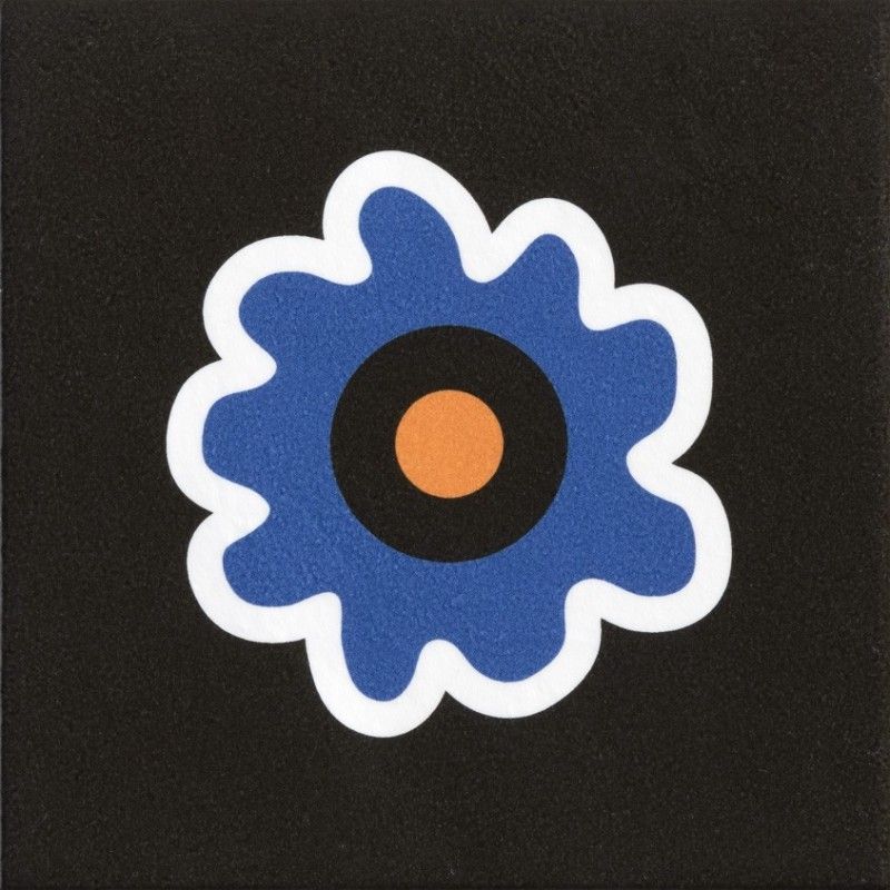 MARGHERITA ANTI SLIP FLOWER BLACK 20,5X20,5 - MUTINA AS-NDM52 01