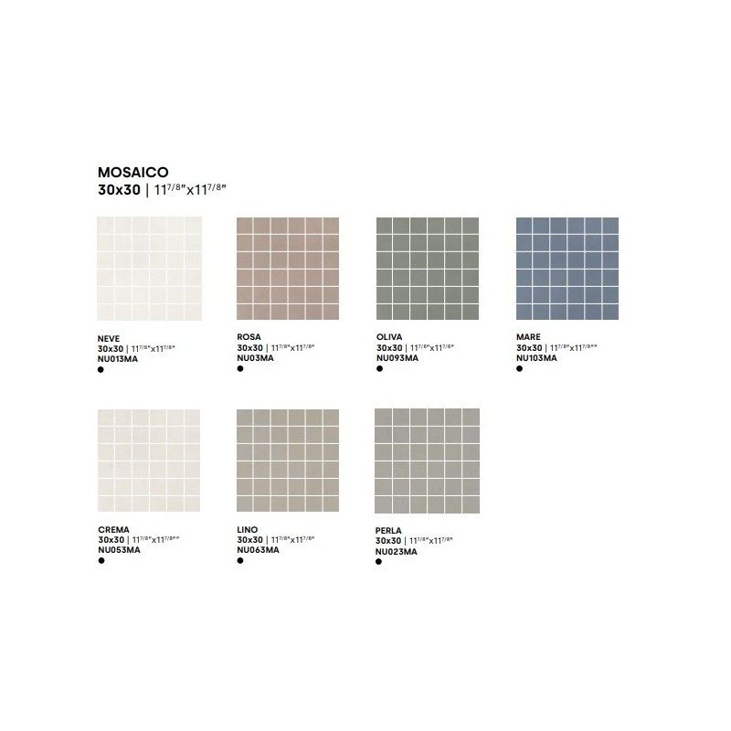 DECORA LINO MOSAIC A 30X30 - IMPRONTA NU063MA