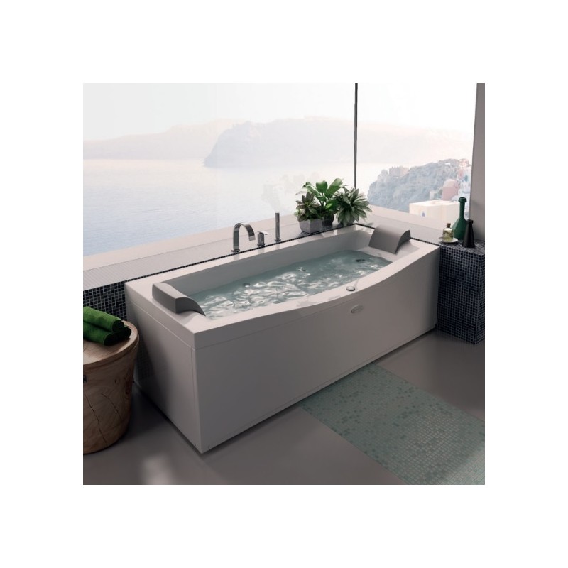 Invita Whirlpool Bathtub 180x78/88 h60cm Single Jacuzzi Version