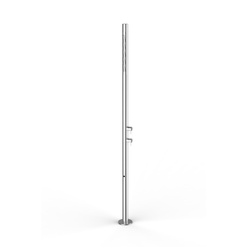 Z316 Outdoor shower column with Flyfall 2 mixers - Rubinetteria Zazzeri ...