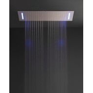 Shirò Skyrain Ceiling shower head with rain and RGB LED 700x400mm ...