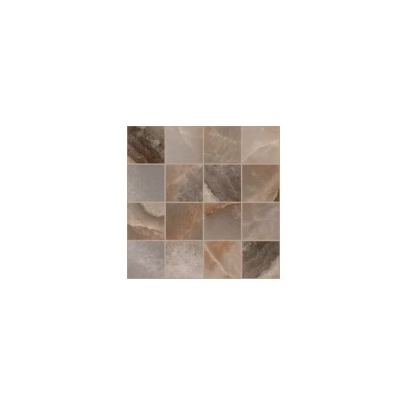 REVES DE REX CHOCO GLOSSY 6MM MOSAIC 7,5X7,5 - LUXURY DESIGN FLORIM ...