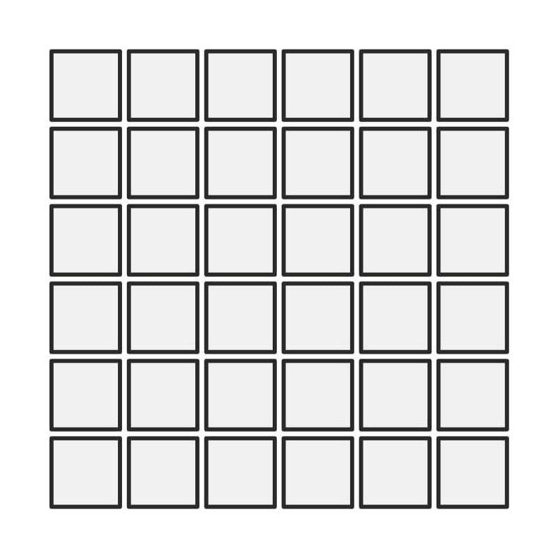 EROSION WHITE LAPPED MOSAIC 5X5 29,75X29,75 - APAVISA 8431940466403