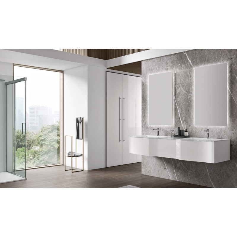 STR8 Bathroom cabinet H200xL210xP56 cm Composition STR 01 - Hafro - Geromin