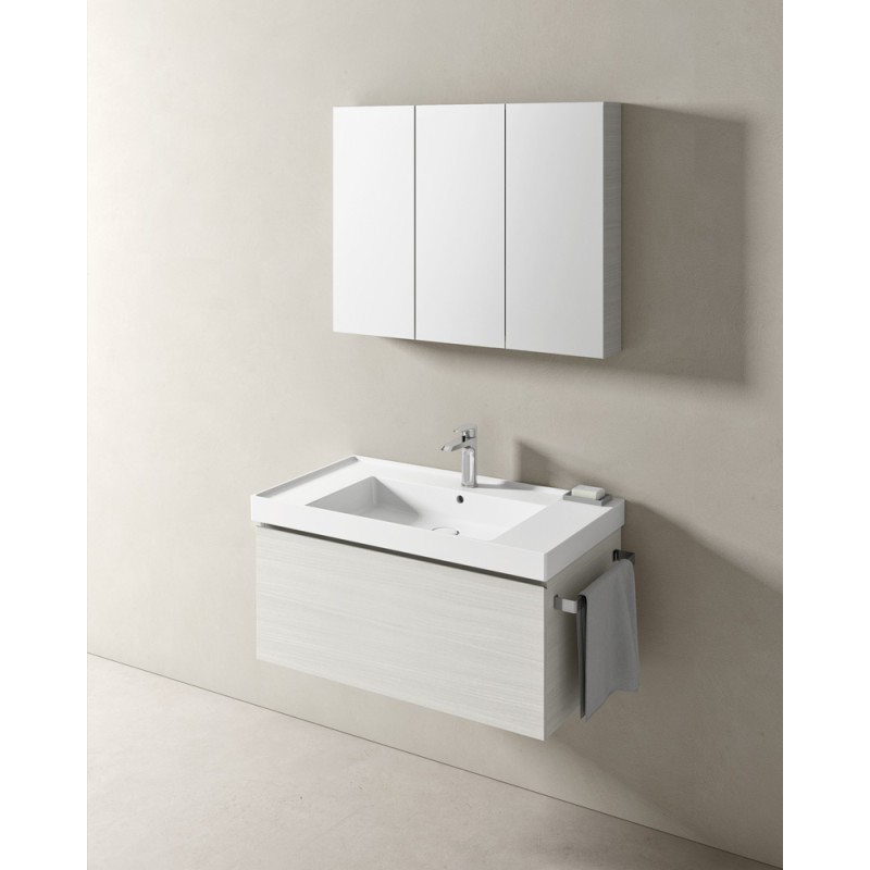 Vera Plus mobile de salle de bains L92xP51 cm Composition VER 01 ...