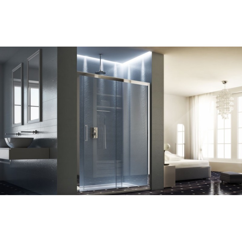 Maya Panels Shower cabin from 140cm Chrome Crystal 6mm Transparent