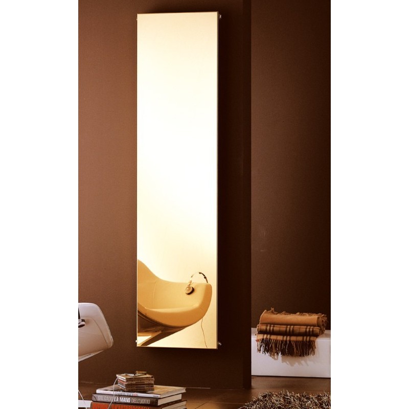 Ice Gold Finish Vertical Single Elec Radiator 1930 x 540 Caleido ...