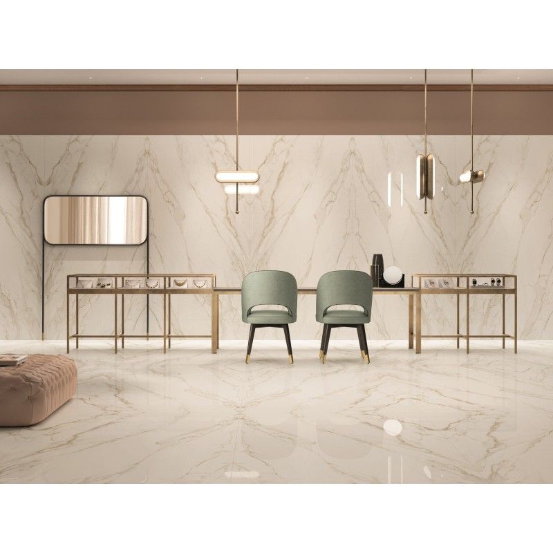 MOTIF EXTRA PAV. Calacatta Gold REFLEX 60x60 - Marca Corona E383