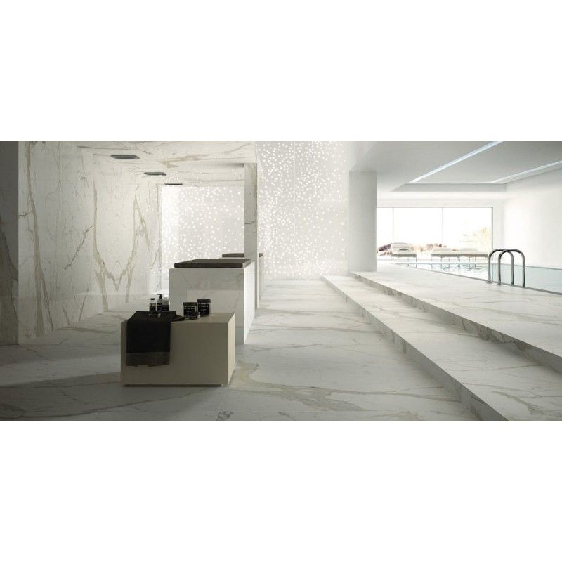 MAXIMUM CALACATTA 6MM BRIGHT 75X75 - GRANITI FIANDRE MML4677