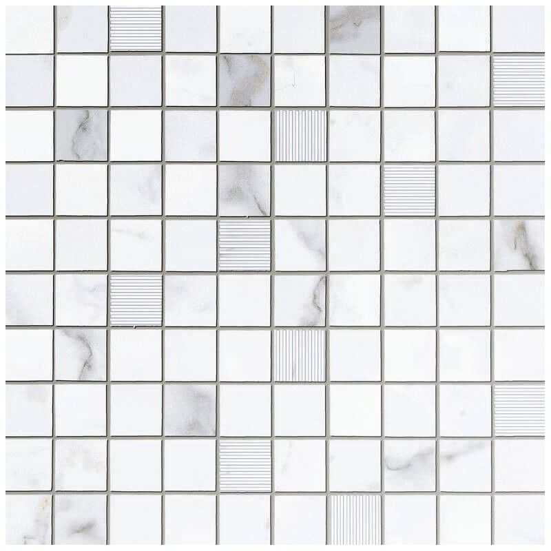 I CLASSICI STATUARIO MOSAIC 3D MIX 3X3 - LUXURY DESIGN FLORIM Ceramiche ...